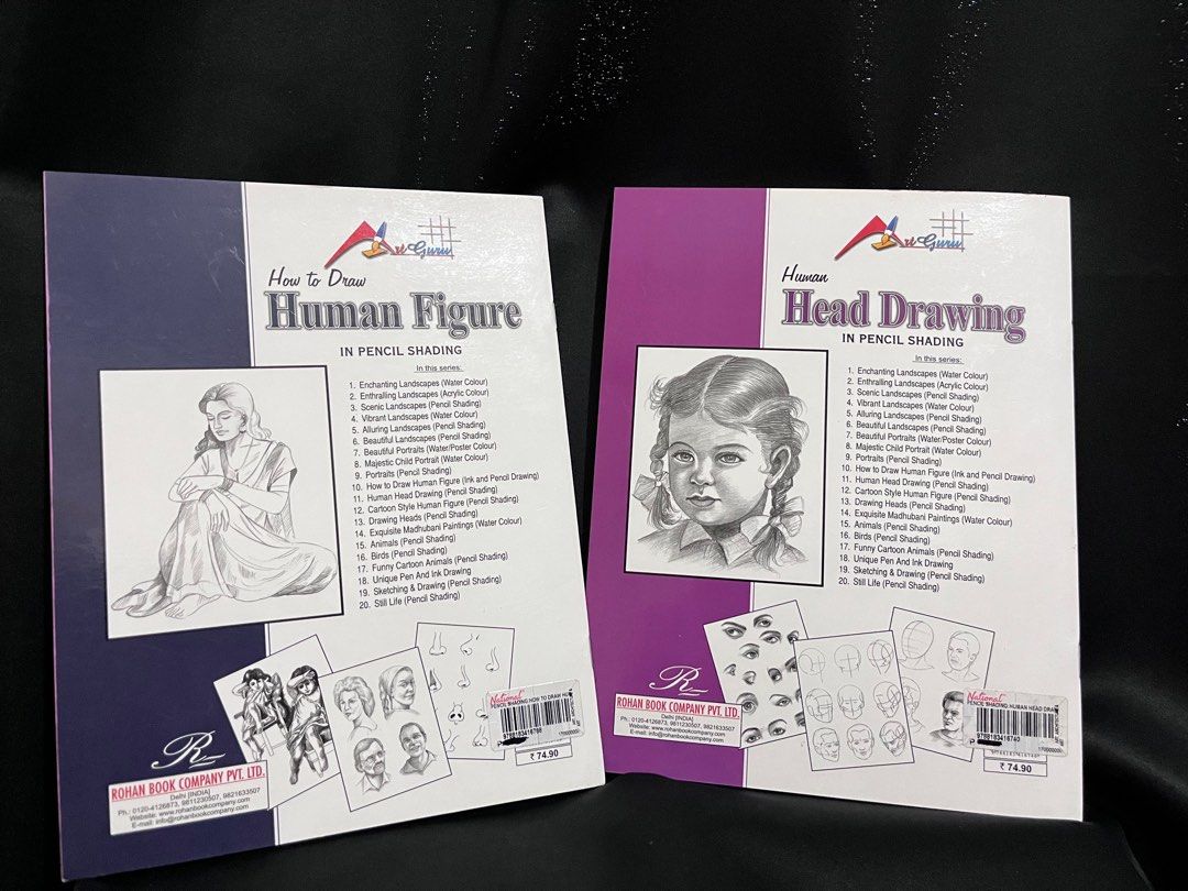 Human Head Drawing and How to Draw Human Figure Practical guide books ...