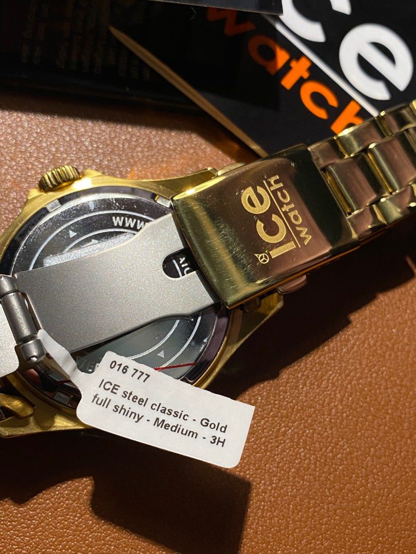 Ice watch gold, Men's Fashion, Watches & Accessories, Watches on Carousell