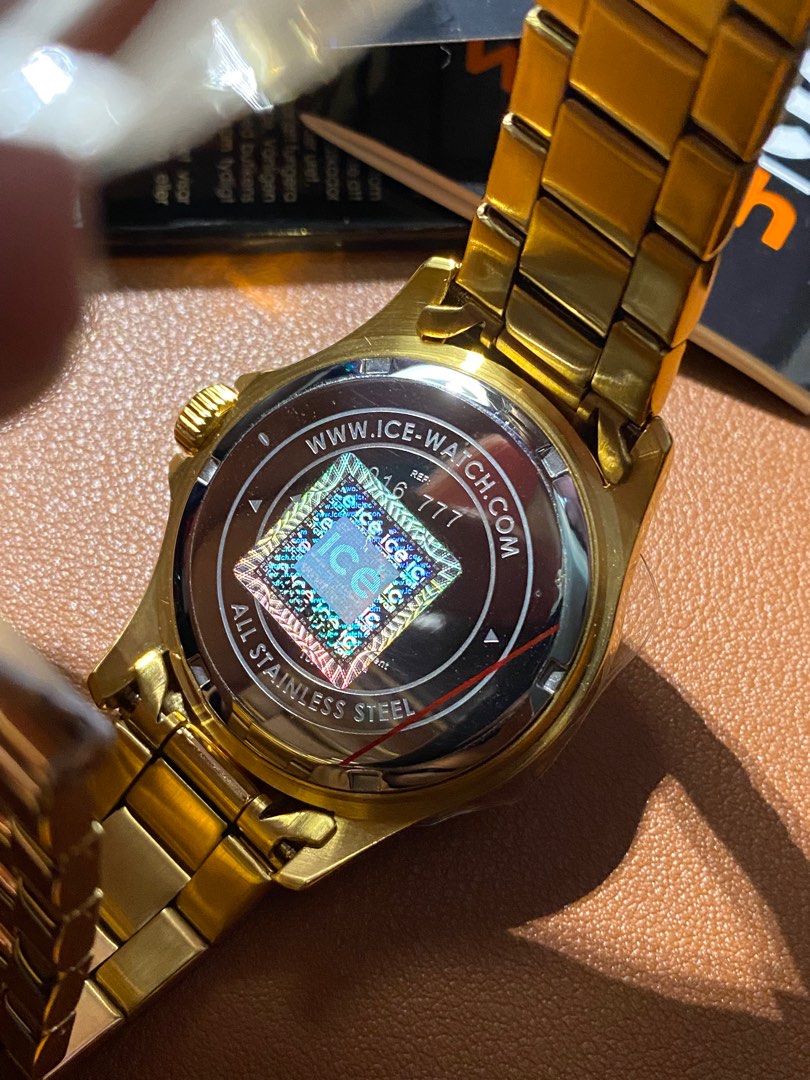 Ice watch gold, Men's Fashion, Watches & Accessories, Watches on Carousell