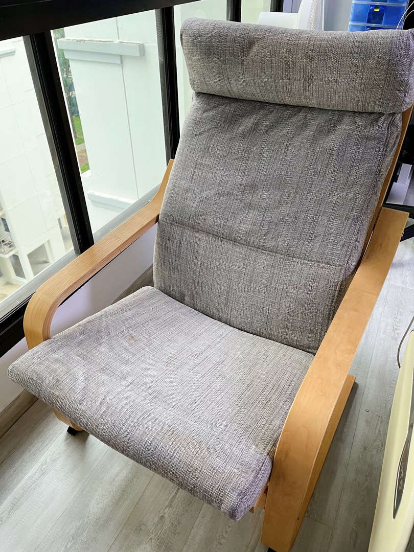 IKEA Poang Armchair, Furniture & Home Living, Furniture, Chairs on ...