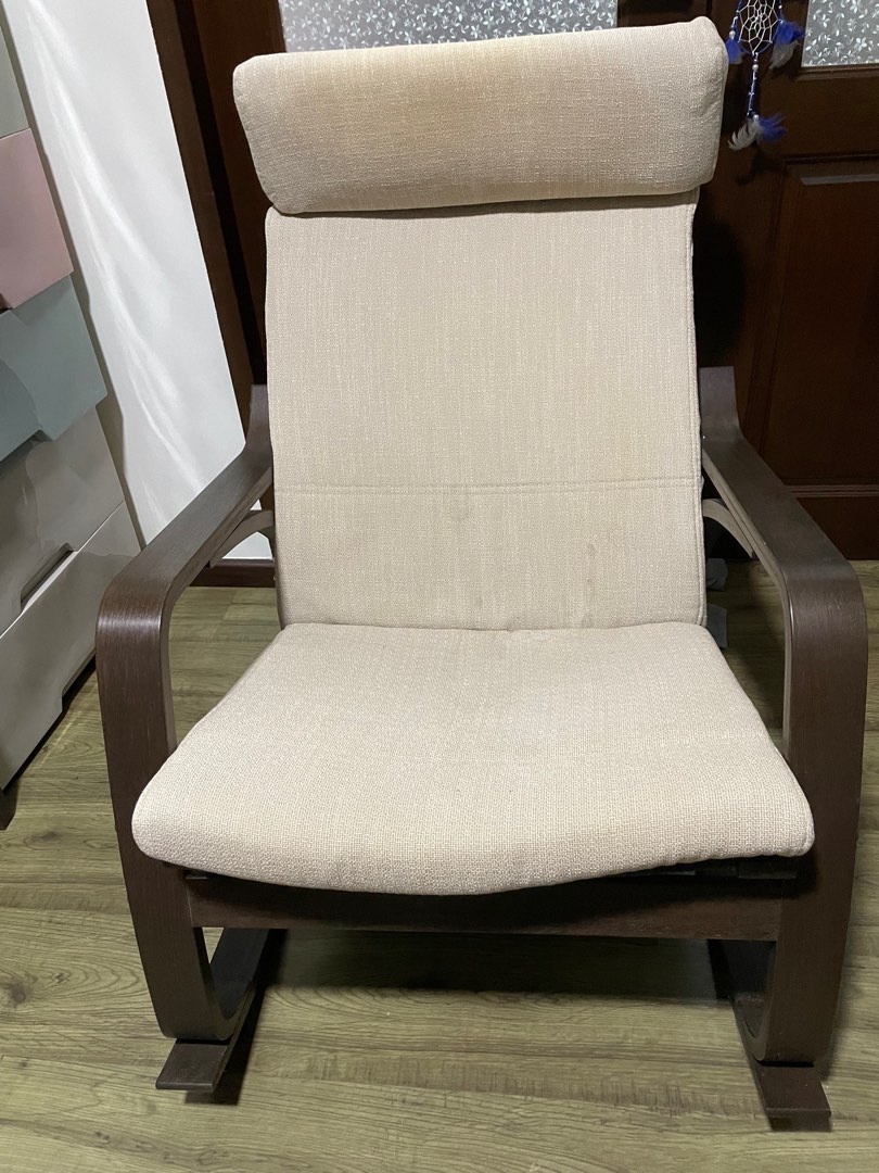 Ikea Poang rocking chair, Furniture & Home Living, Furniture, Chairs on ...