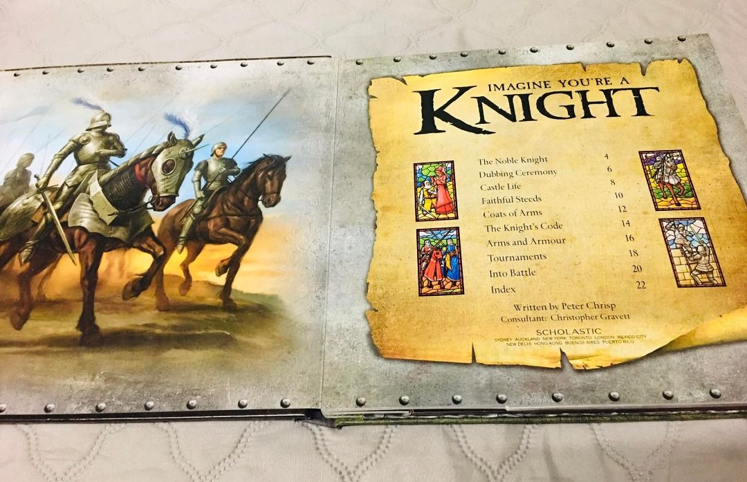 Imagine You're A Knight - 3D Fully Armoured Knight Activity Book (hard ...