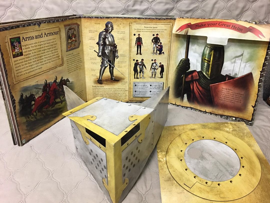 Imagine You're A Knight - 3D Fully Armoured Knight Activity Book (hard ...