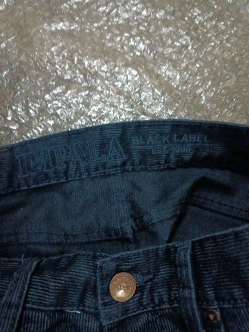 Impala black label corduroy, Men's Fashion, Bottoms, Jeans on Carousell