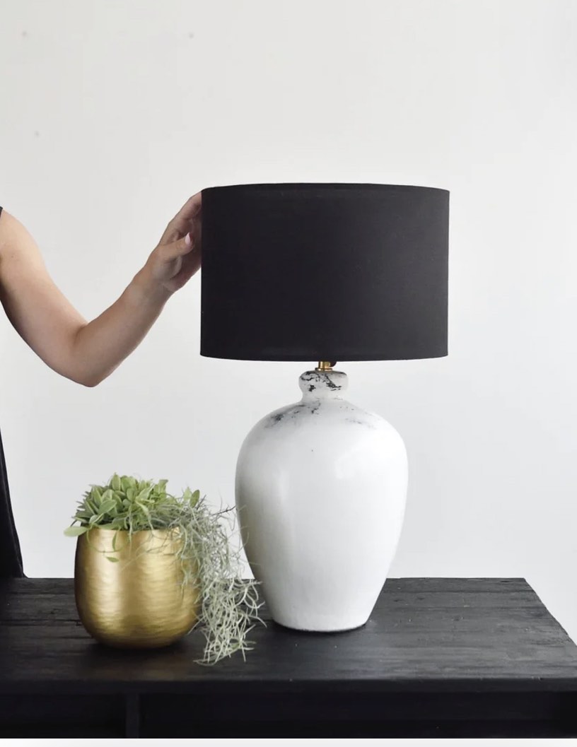 Island living black lamp shade ( Lamp Shade only), Furniture & Home ...