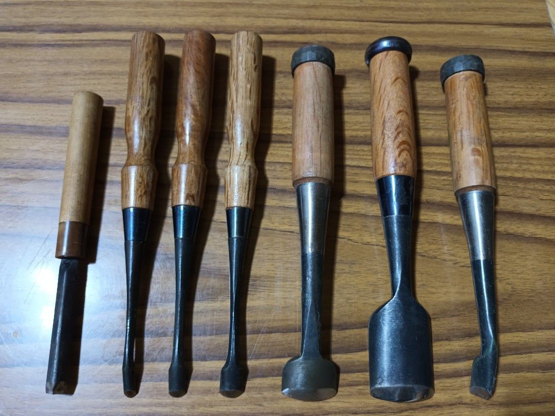 Japanese carving chisels set, Hobbies & Toys, Memorabilia ...