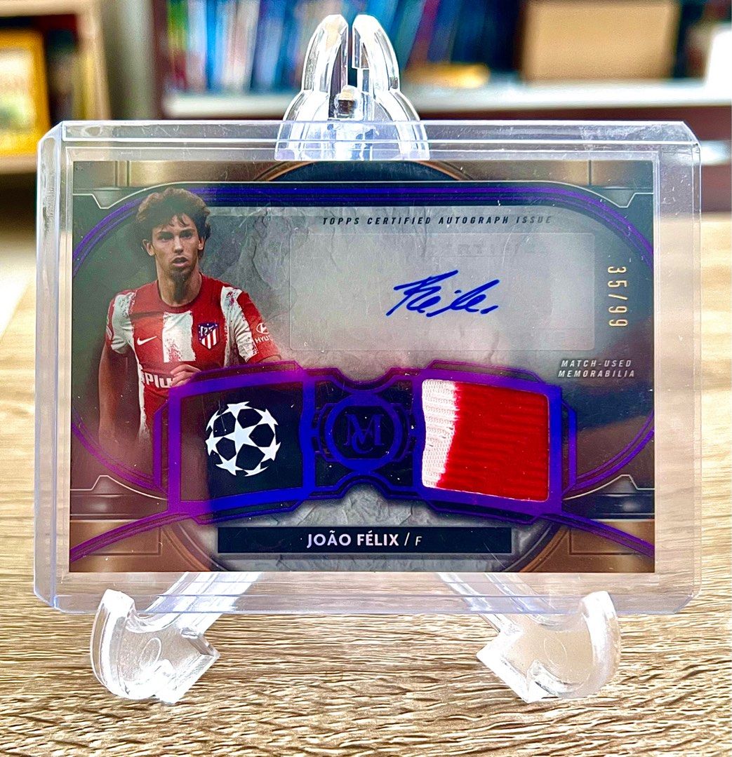 Joao Felix Topps 2021/22 UEFA Champions League Museum Collection Patch ...