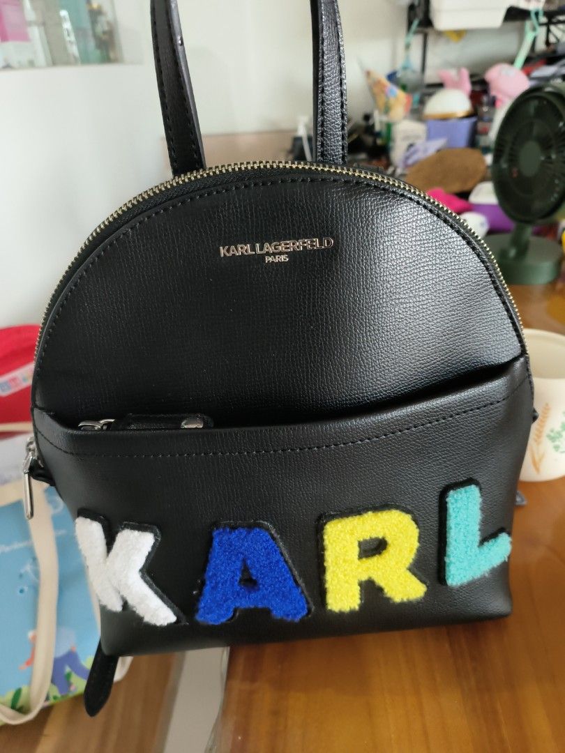 Karl Lagerfeld backpack, Women's Fashion, Bags & Wallets, Backpacks on ...