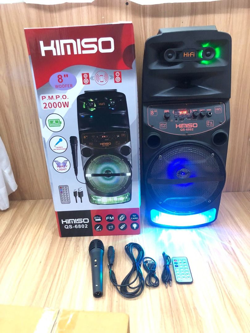 KIMISO PORTABLE SPEAKER QS-6802, Audio, Soundbars, Speakers ...