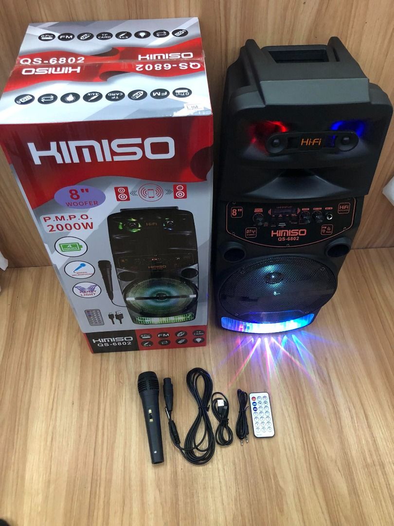 KIMISO PORTABLE SPEAKER QS-6802, Audio, Soundbars, Speakers ...