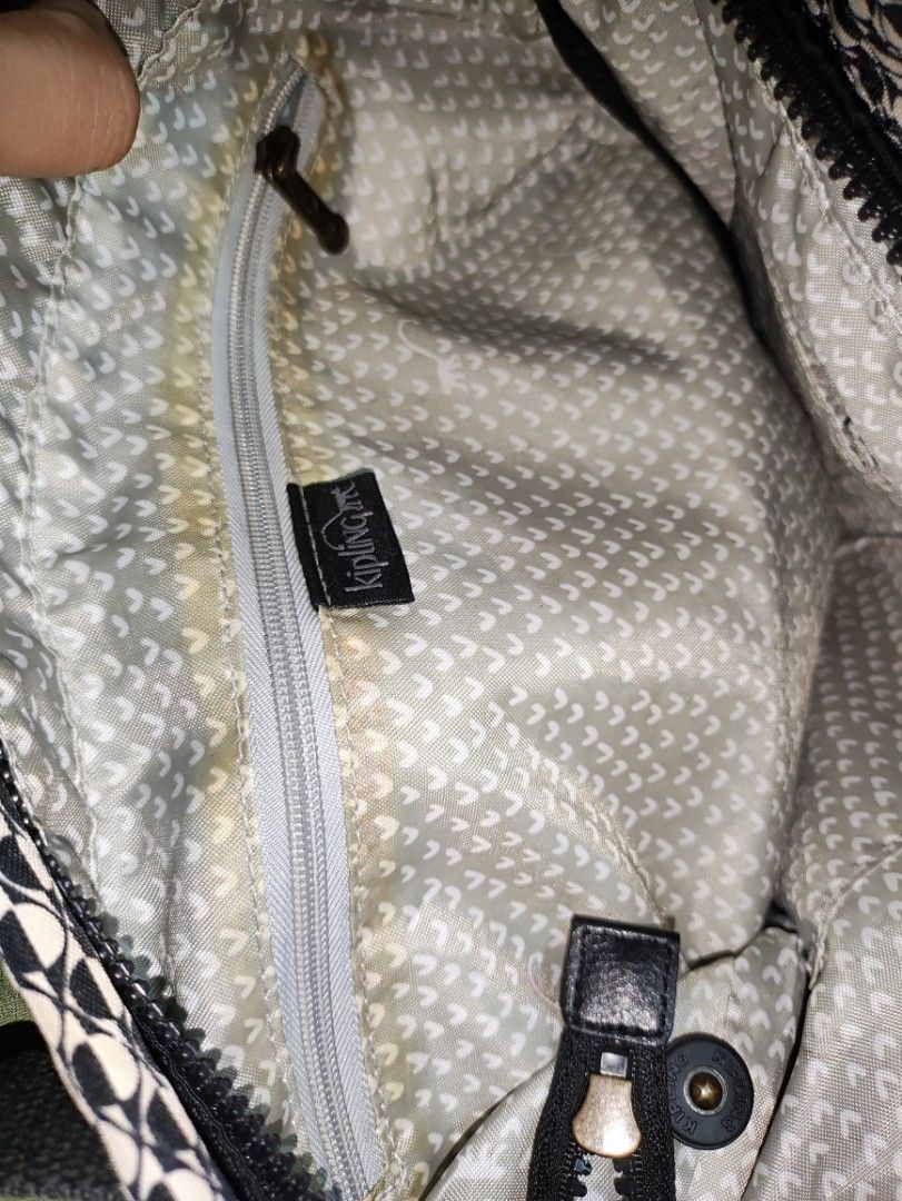 KIPLING DALILA BLACK LEAF, Women's Fashion, Bags & Wallets, Shoulder ...