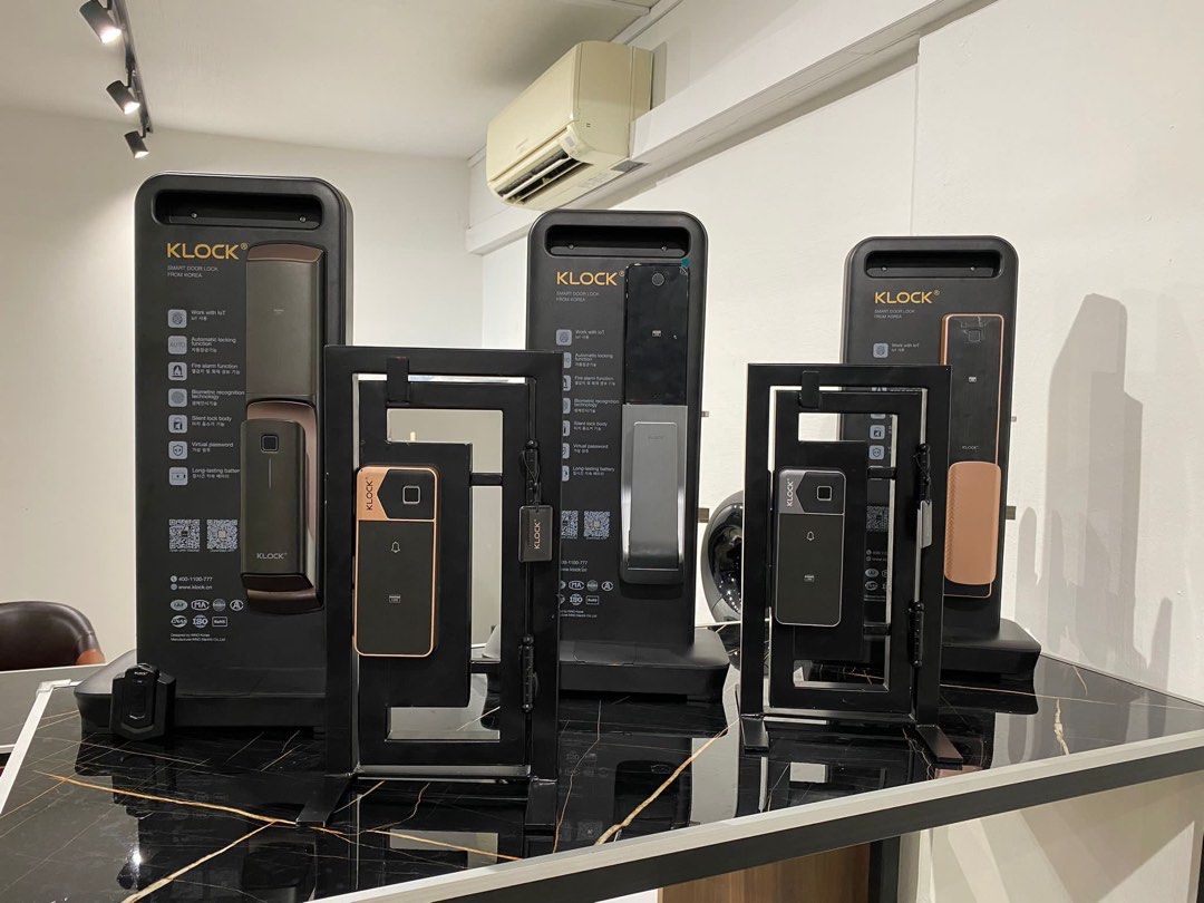 KLOCK Gate + Door Digital Lock Bundle (Model K710 + K2000), Furniture & Home Living, Security ...