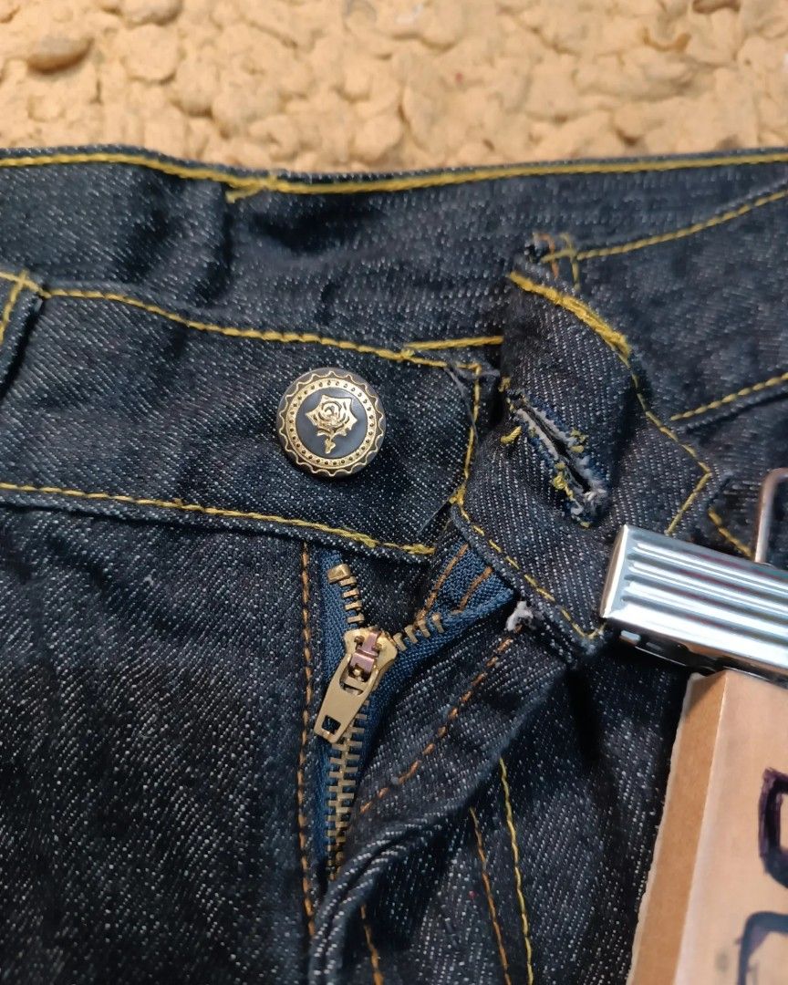 Koi fish denim jeans size 30, Men's Fashion, Bottoms, Jeans on Carousell