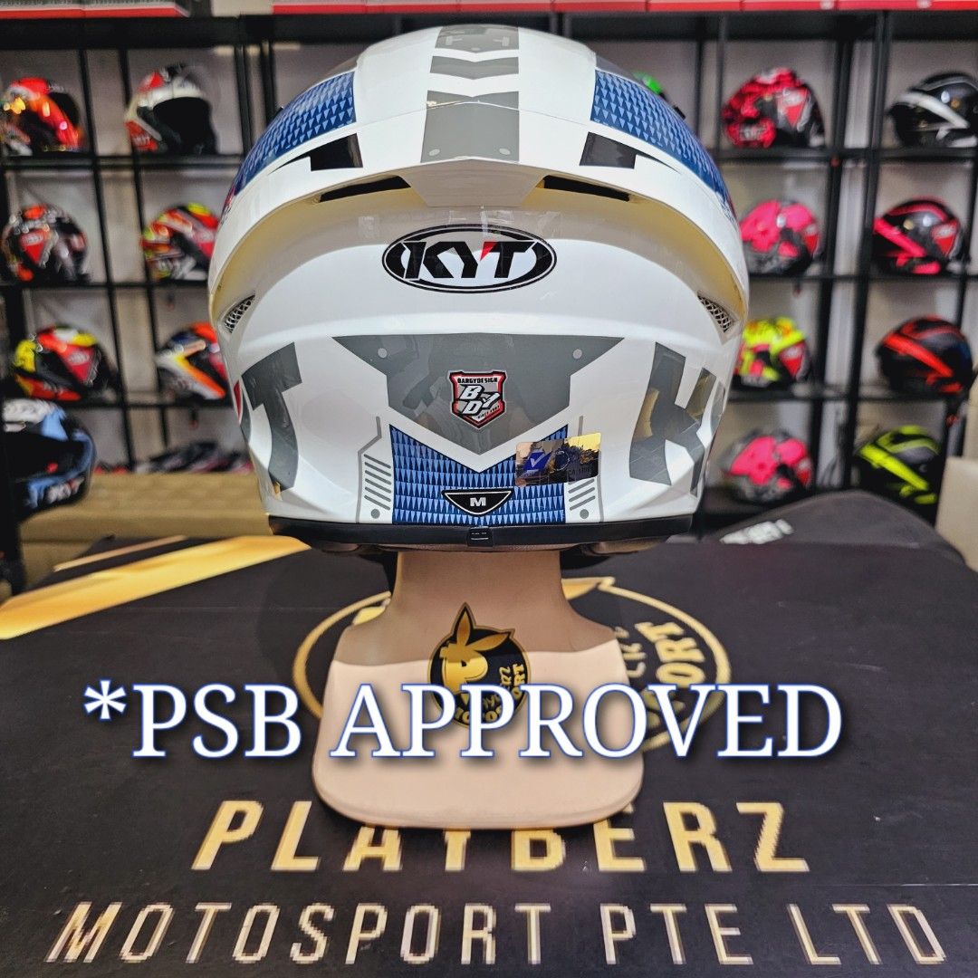 KYT TT-COURSE FUSELAGE RED HELMET, Motorcycles, Motorcycle Accessories ...