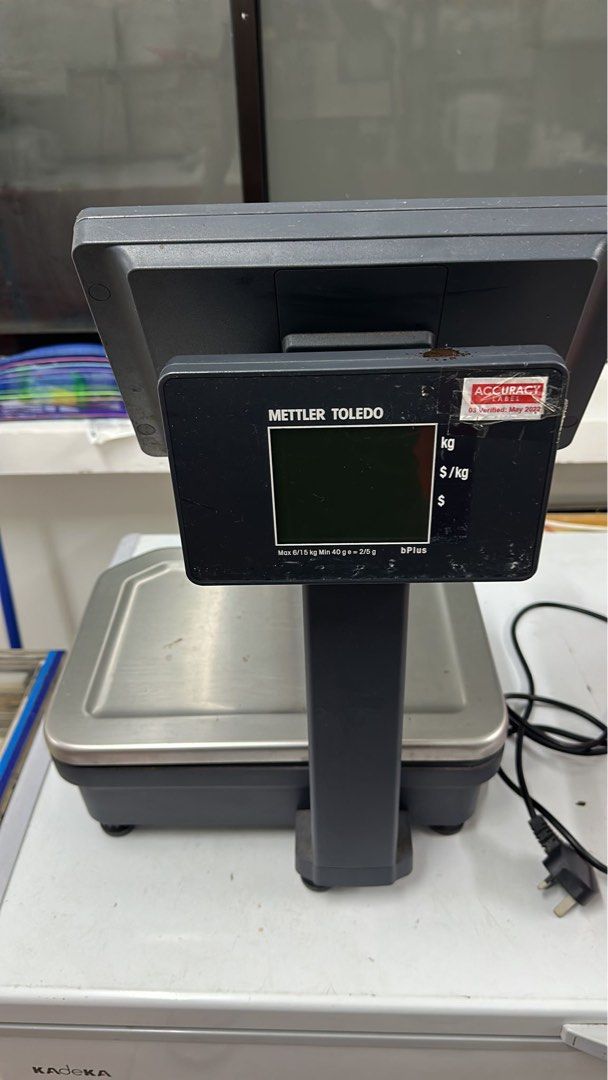 Label printing weighing scale, Health & Nutrition, Health Monitors ...