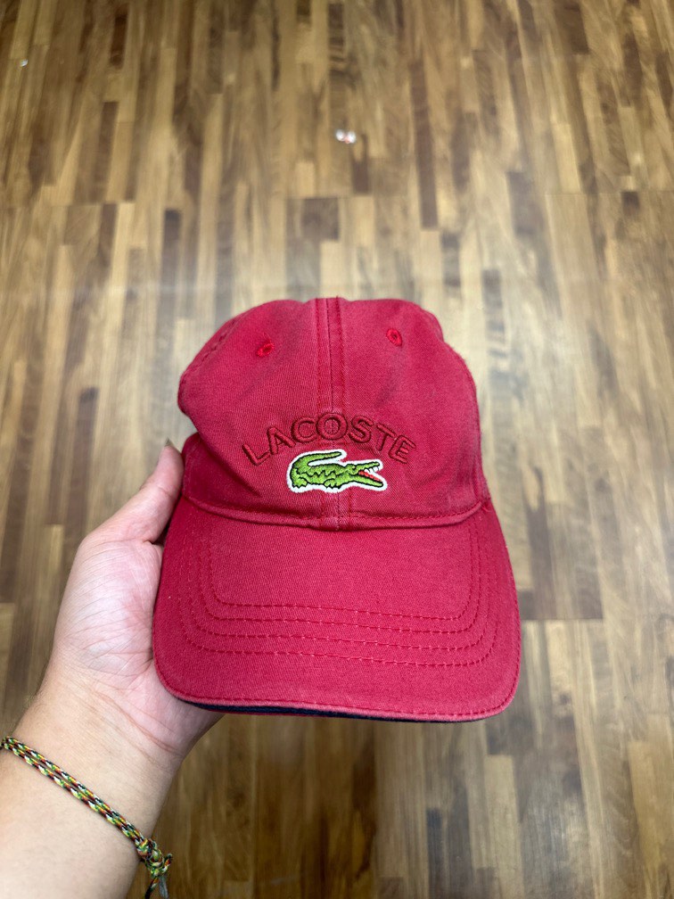 Lacoste Caps, Fesyen Pria, Aksesoris, Topi di Carousell