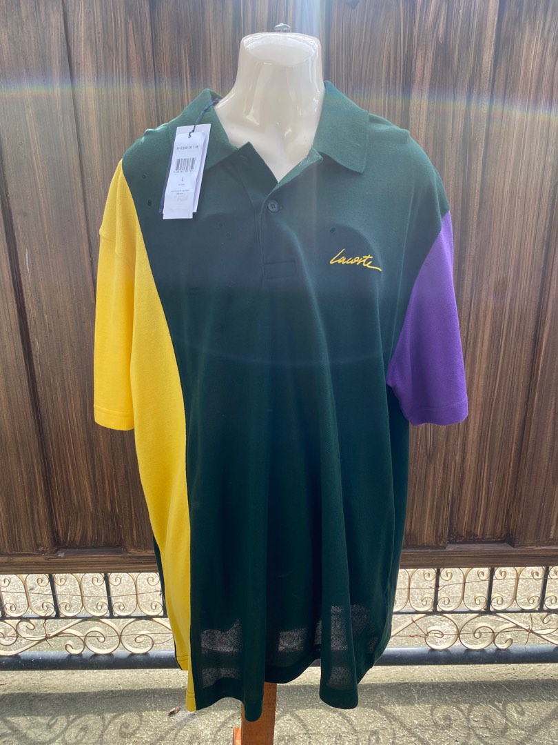 LACOSTE POLO LARGE ON TAG FIT TO XL, Men's Fashion, Tops & Sets ...