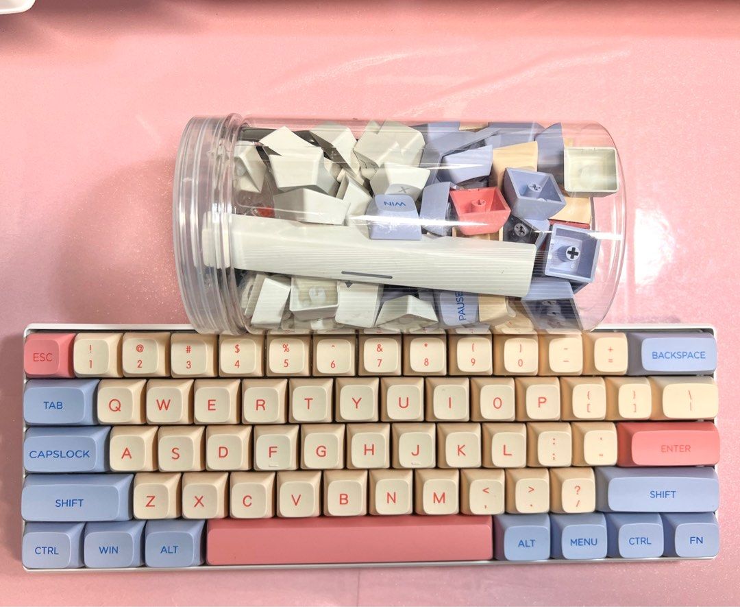 Langtu G1000 | 61 Keys Mechanical Keyboard - Blue Switch | Three Mode ...