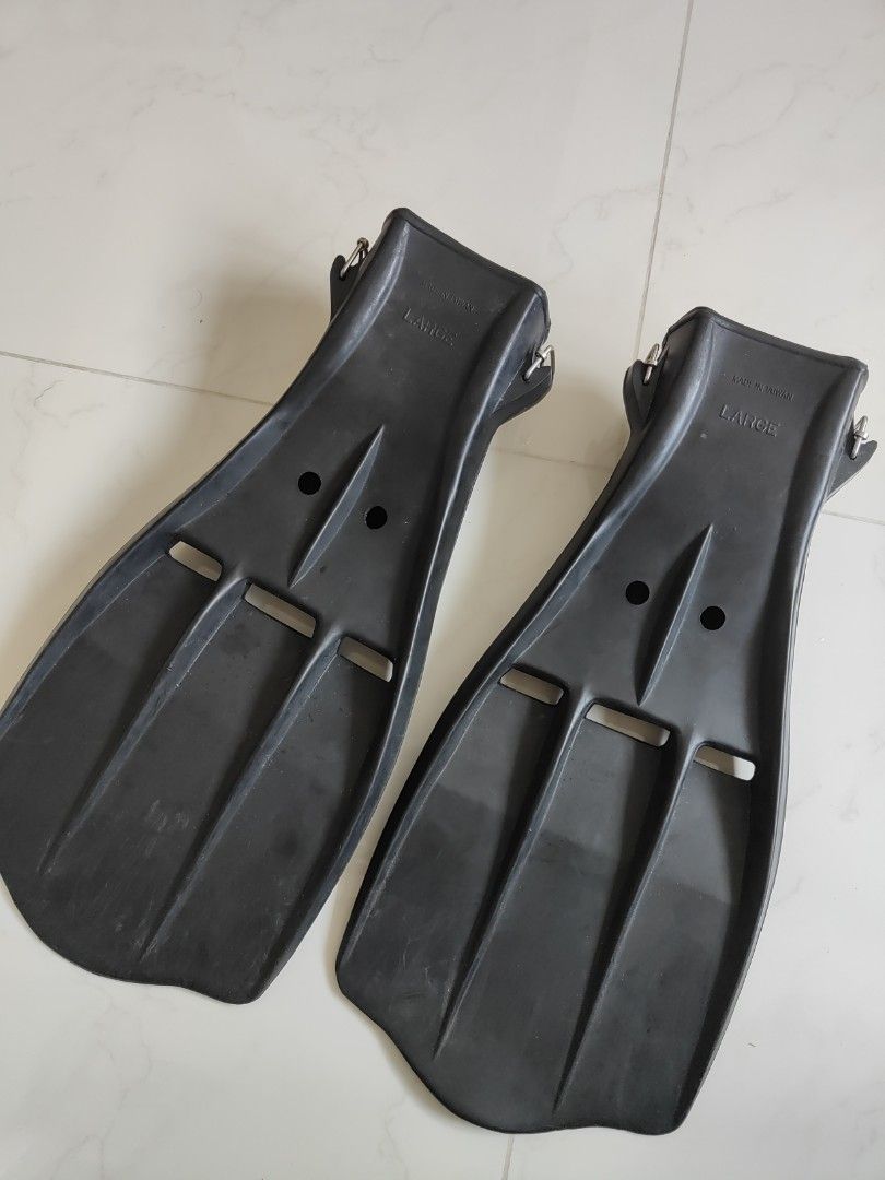 Large Black OEM Black Jet Fins for Diving, Sports Equipment, Sports ...