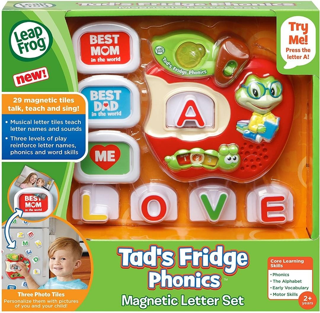 LeapFrog Tad's Fridge Phonics Magnetic Letter Set, Hobbies & Toys, Toys ...