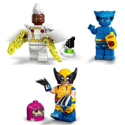 Lego 71039 Wolverine Storm Beast X-Men Set of 3 Marvel Minifigures ...