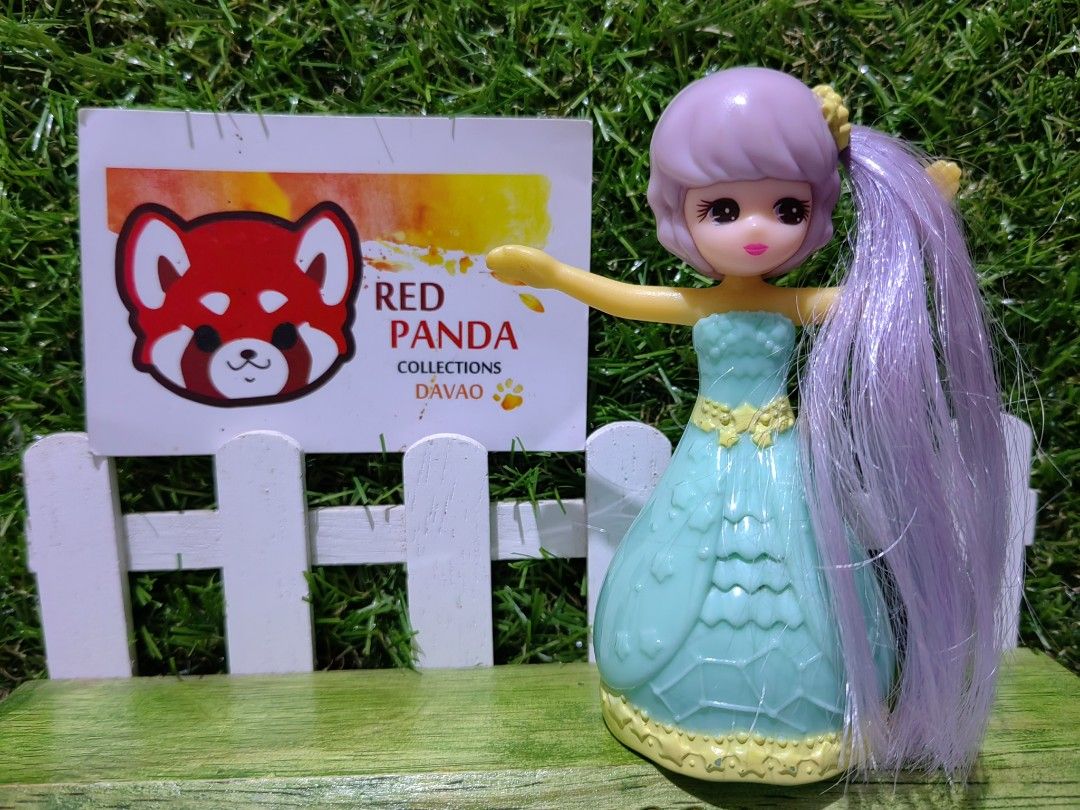 Licca Doll Purple Violet hair in gown, Hobbies & Toys, Toys & Games on ...