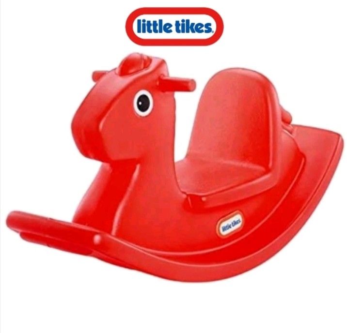 Little Tikes Rocking Horse Red, Babies & Kids, Infant Playtime on Carousell