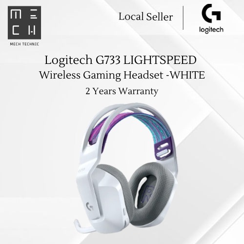 Logitech G733 Lightspeed Wireless RGB Gaming Headset, Lightsync RGB ...