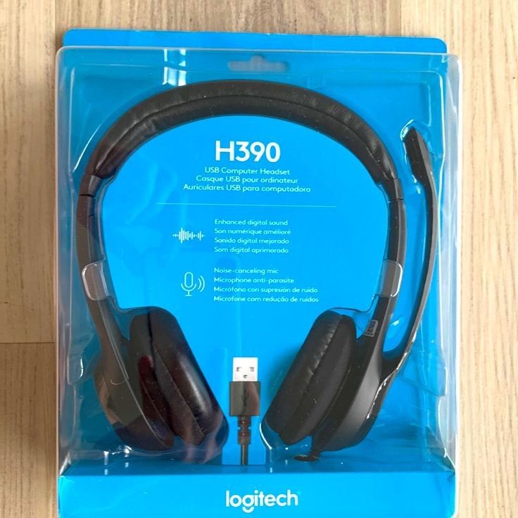 LOGITECH H390 - NOISE CANCELLING, Audio, Headphones & Headsets on Carousell