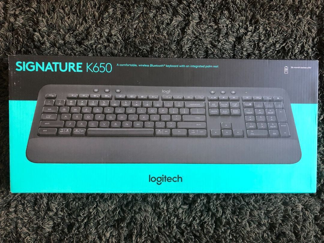 Logitech Signature K650 Wireless Keyboard, Computers & Tech, Parts ...