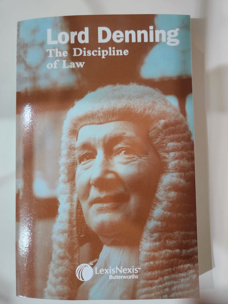 Lord denning the discipline of law, Everything Else on Carousell