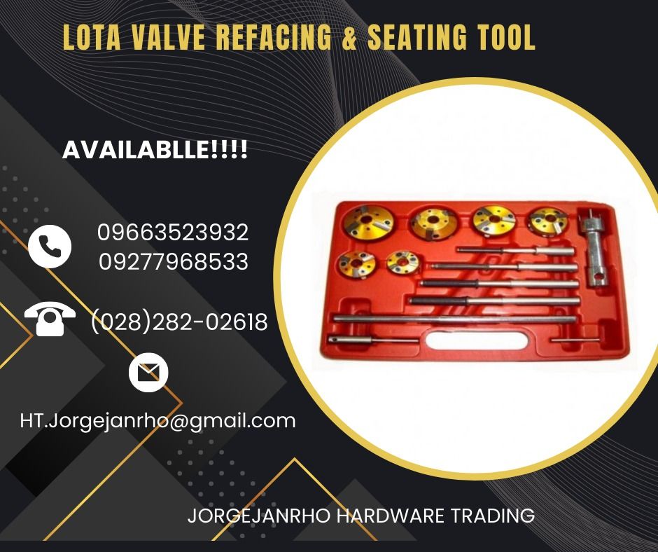 LOTA VALVE REFACING & SEATING TOOL, Commercial & Industrial ...