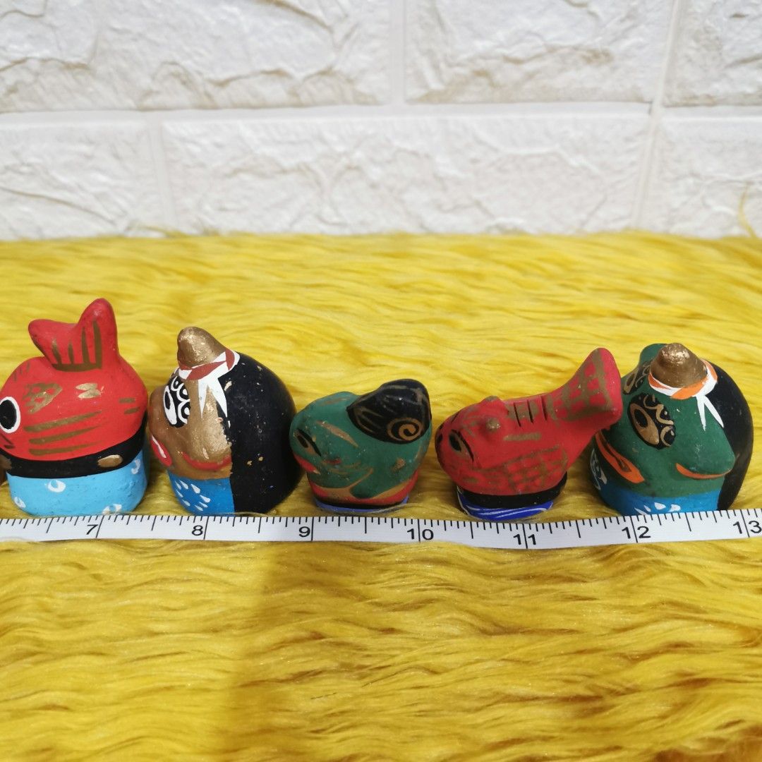 Lucky Japan Karatsu Kunchi Hikiyama, 9 Noguchi Zenko clay dolls ...