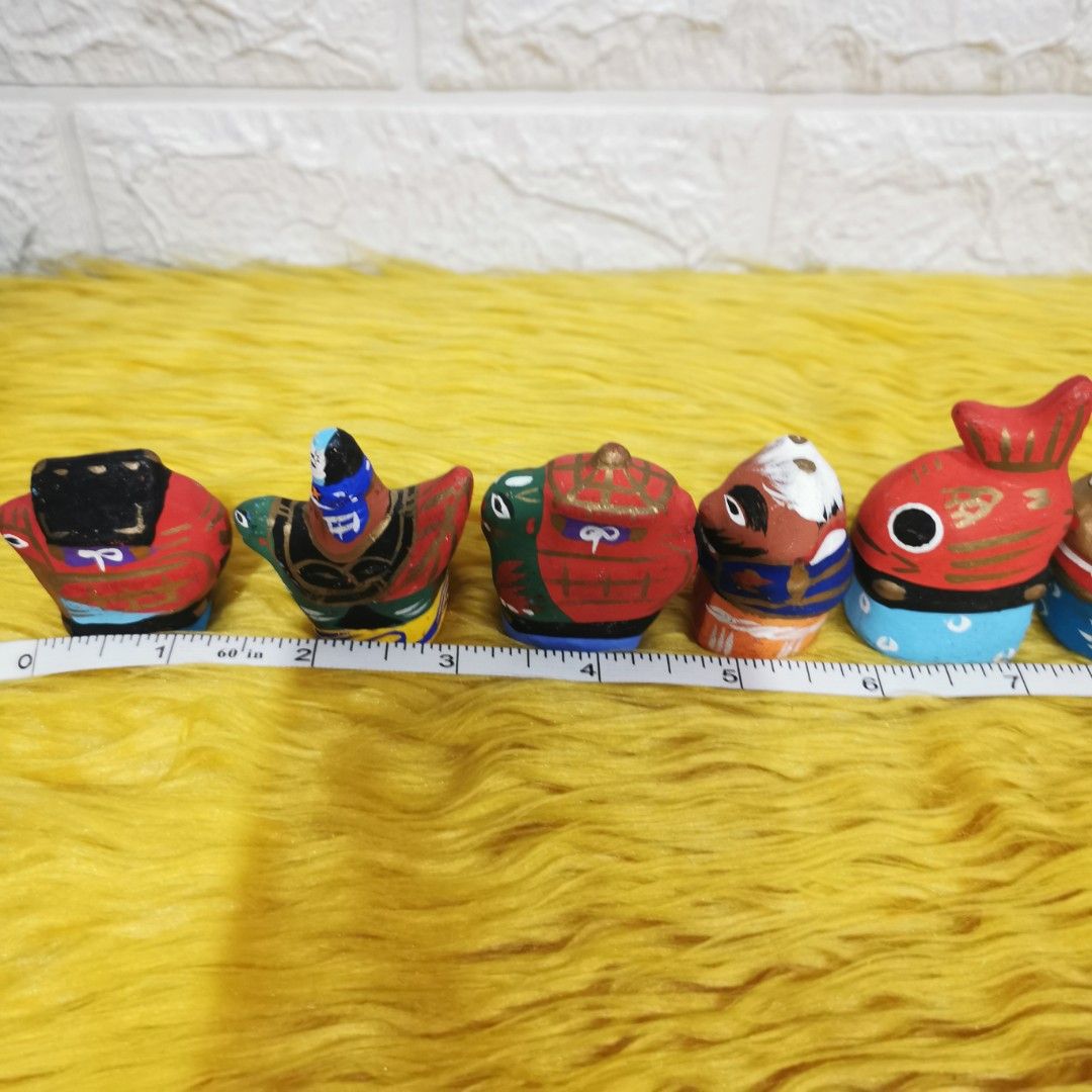 Lucky Japan Karatsu Kunchi Hikiyama, 9 Noguchi Zenko clay dolls ...