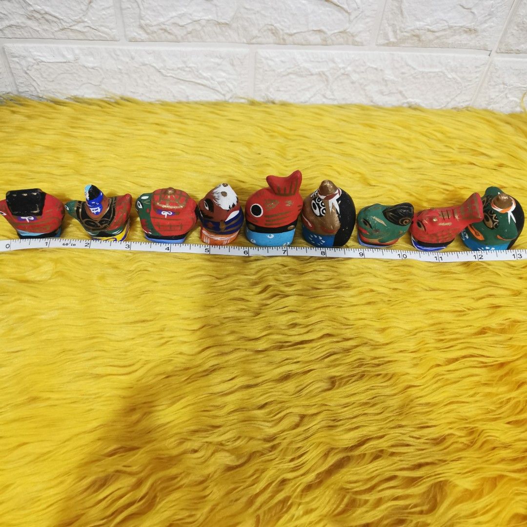 Lucky Japan Karatsu Kunchi Hikiyama, 9 Noguchi Zenko clay dolls ...