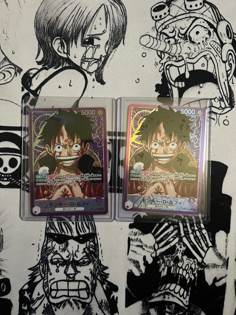 Luffy Leader AA OP05 One Piece TCG Card Alternate Art Parallel, Hobbies ...