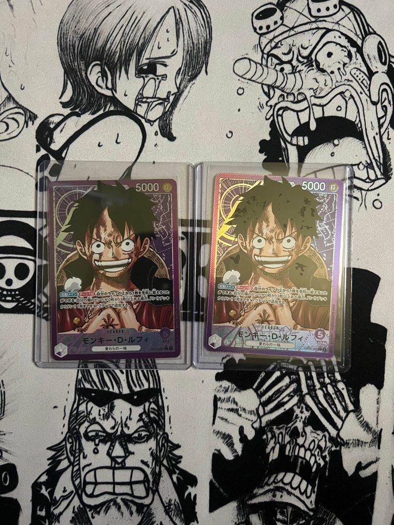 Luffy Leader AA OP05 One Piece TCG Card Alternate Art Parallel, Hobbies ...