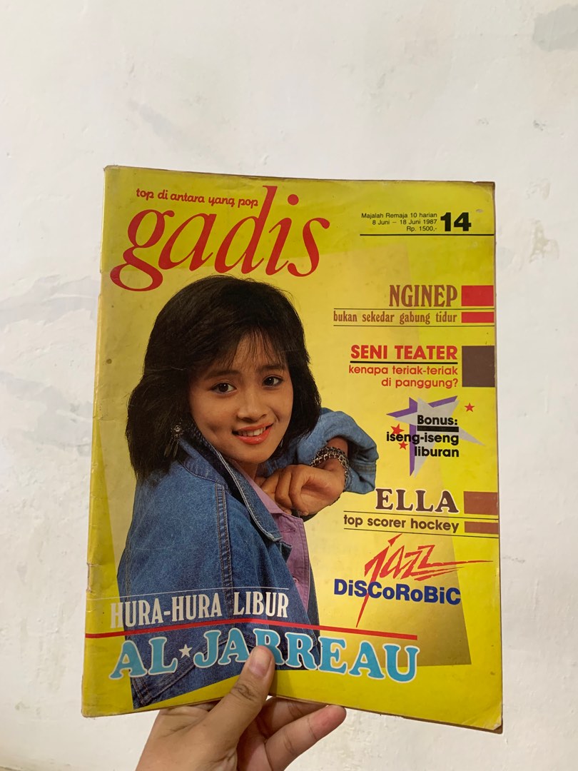 Majalah Gadis 10 Harian 8-18 Juni 1987, Buku & Alat Tulis, Majalah & Lainnya di Carousell