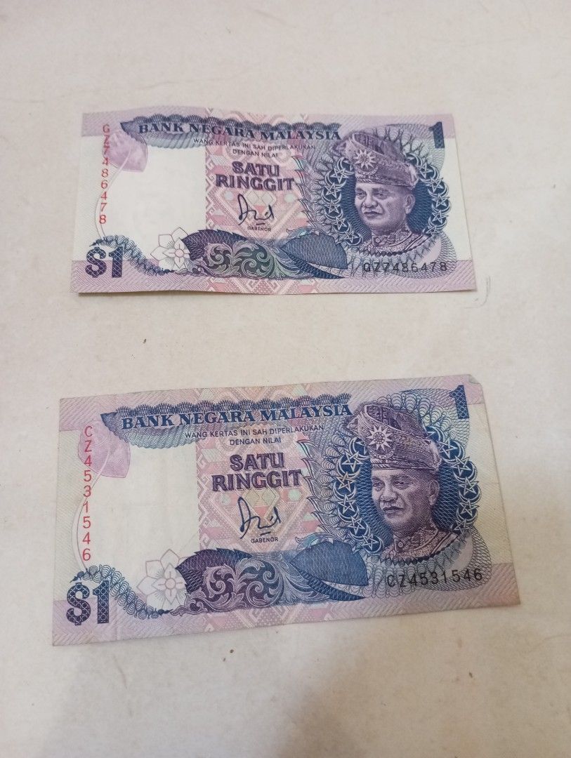 Malaysia Old Notes RM1, Hobbies & Toys, Collectibles & Memorabilia ...