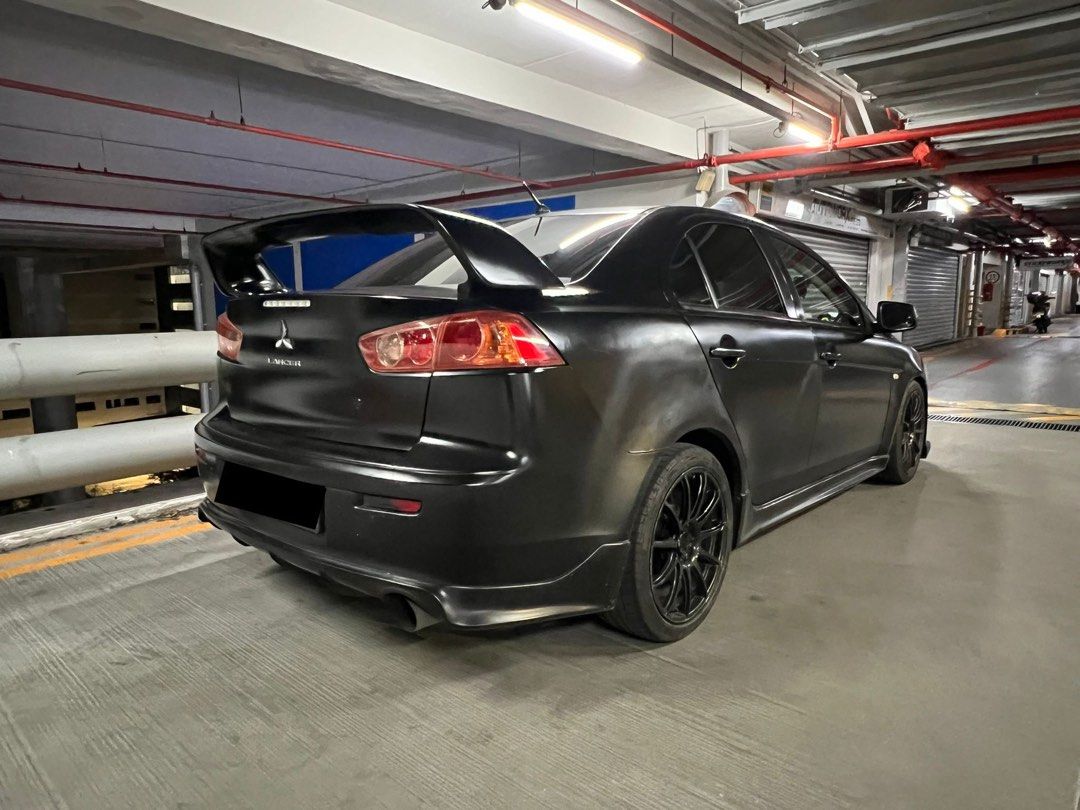 Matte black lancer EX, Cars, Car Rental on Carousell
