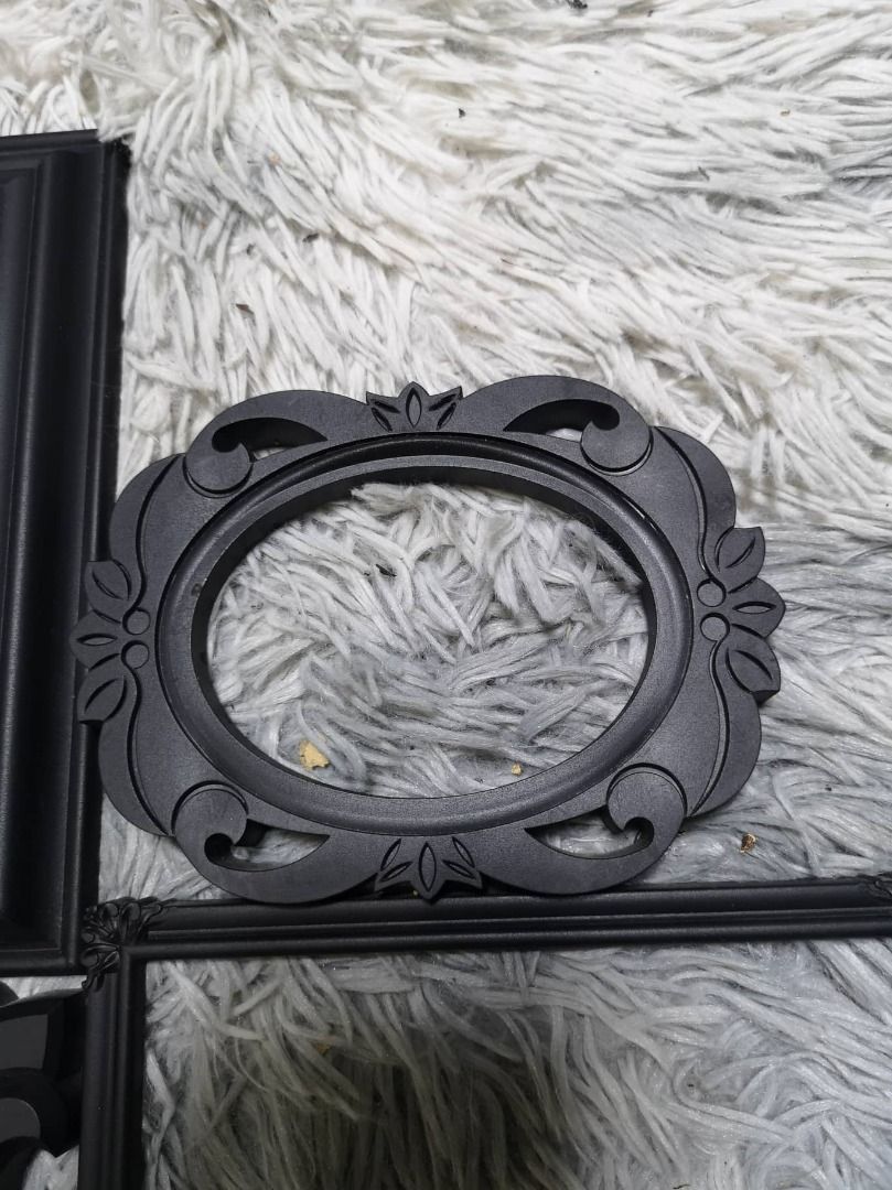 Matte Black Wall Collage Frame, Furniture & Home Living, Home Decor ...