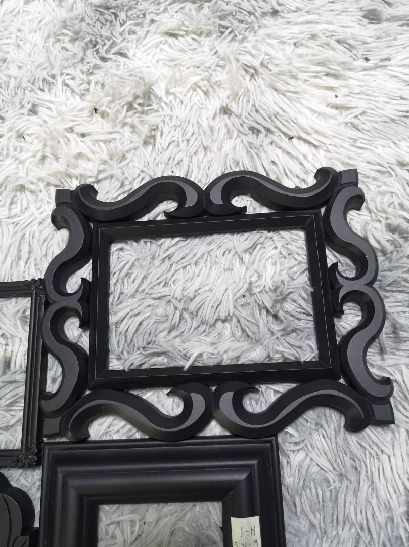 Matte Black Wall Collage Frame, Furniture & Home Living, Home Decor ...
