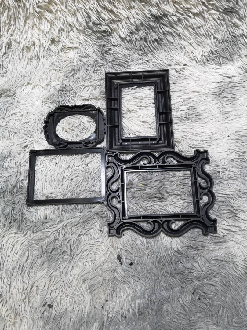 Matte Black Wall Collage Frame, Furniture & Home Living, Home Decor ...