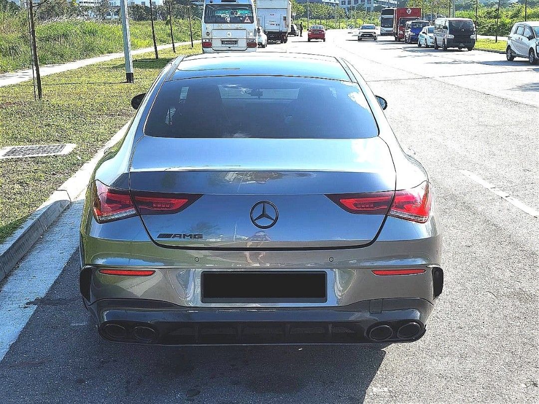 Mercedes Benz Merc CLA Class CLA45S AMG Front Bumper Rear Diffuser ...