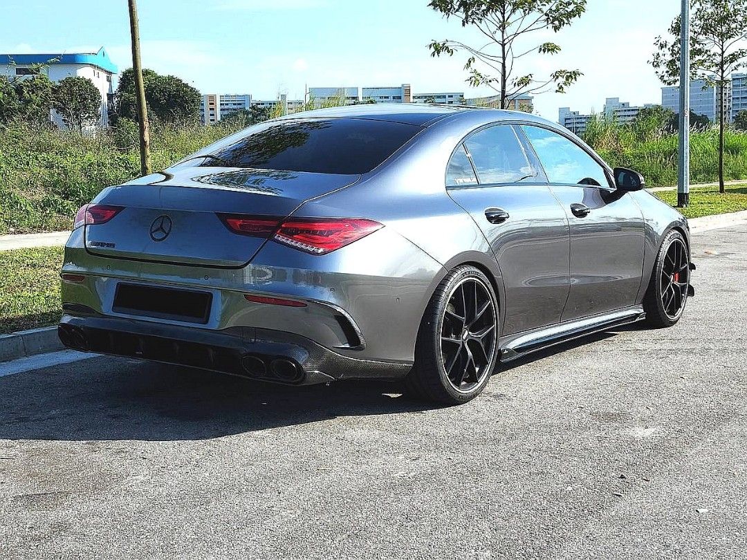 Mercedes Benz Merc CLA Class CLA45S AMG Front Bumper Rear Diffuser Conversion Kit for CLA180 ...