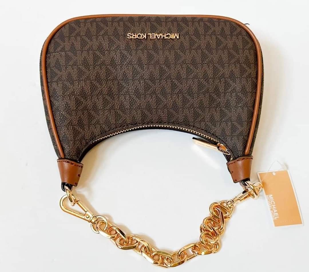 Michael Kors Cora Mini Zip Pouchette, Women's Fashion, Bags & Wallets ...