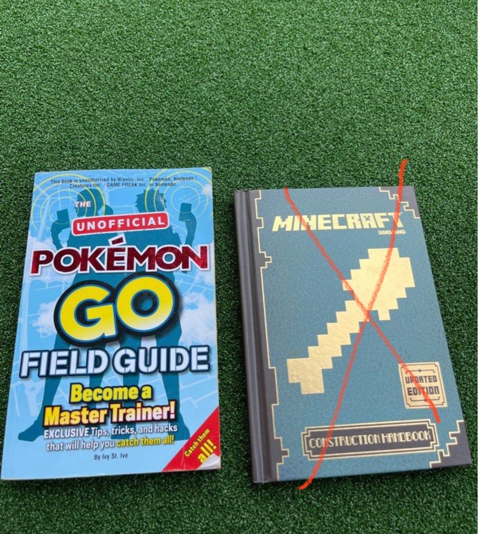 Minecraft book Pokemon Go book, Hobbies & Toys, Books & Magazines ...
