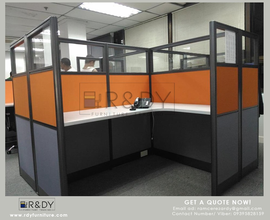 Modular Partition/ Workstation- Lshape, Furniture & Home Living, Office ...
