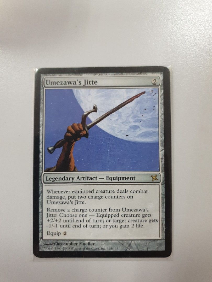 MTG - Umezawa's Jitte, Hobbies & Toys, Toys & Games on Carousell