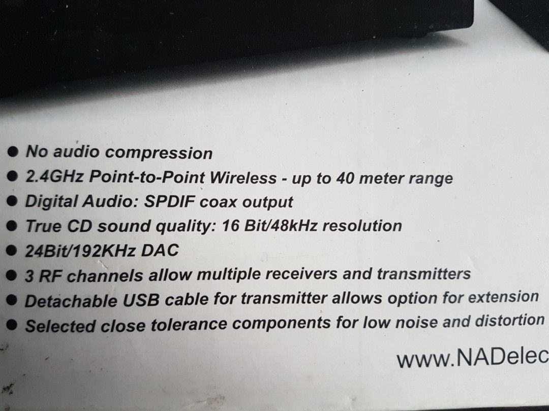 NAD WIRELESS DAC 1, Audio, Portable Audio Accessories on Carousell